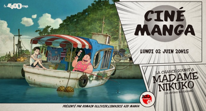 LA CHANCE SOURIT A MADAME NIKUKO - Ciné Manga - lundi 2 juin à 20h15