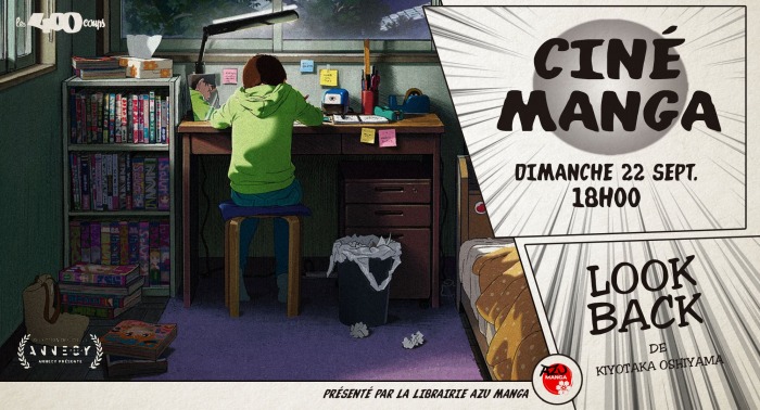 LOOK BACK - Ciné Manga - dimanche 22 septembre à 18h00